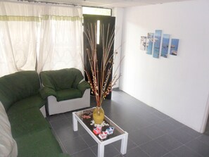 Área de estar no saguão