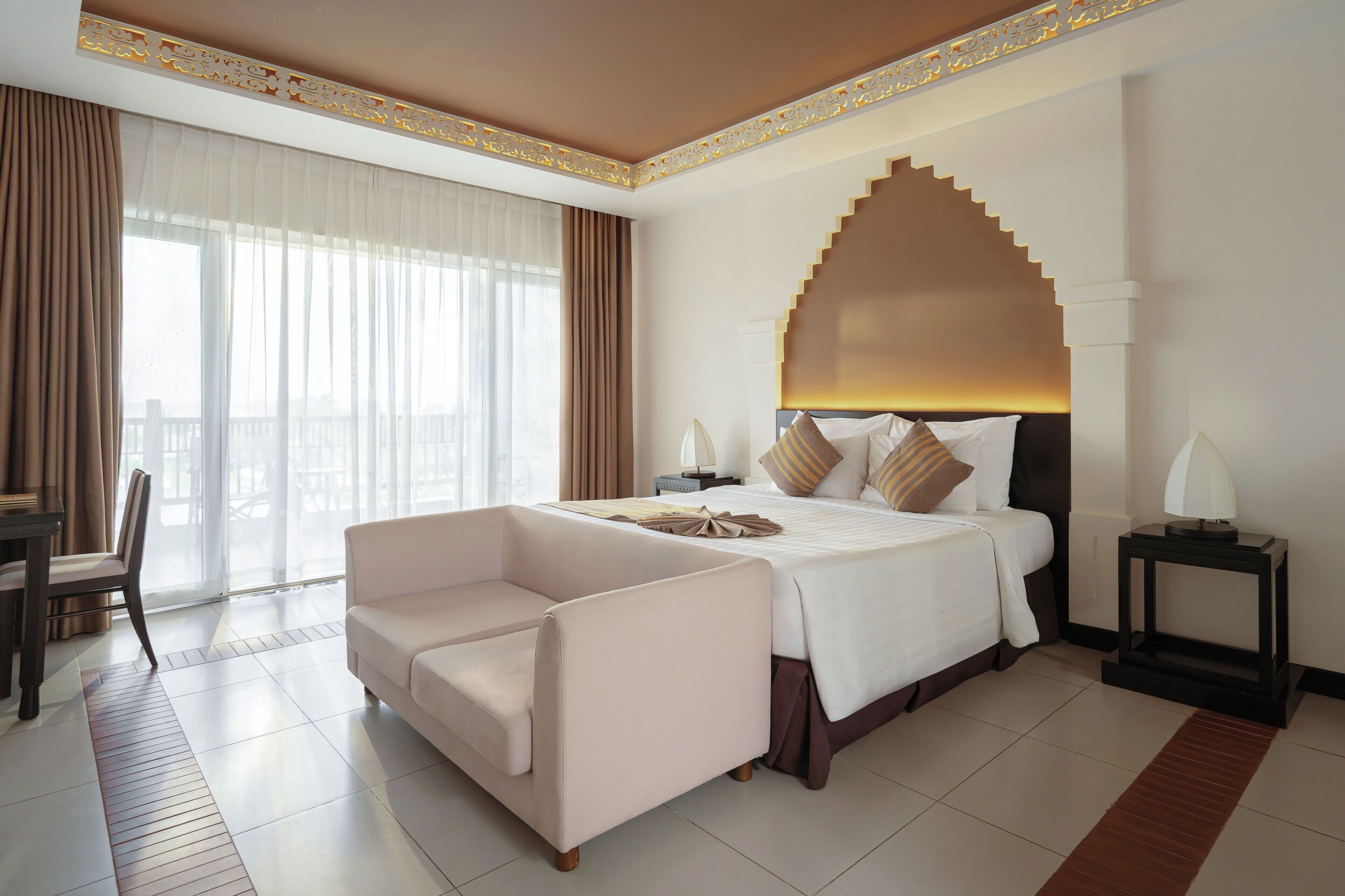 Quarto Panorâmico, 1 cama queen-size, vista para o mar | 1 quarto, minibar, cofre no quarto, secretária 