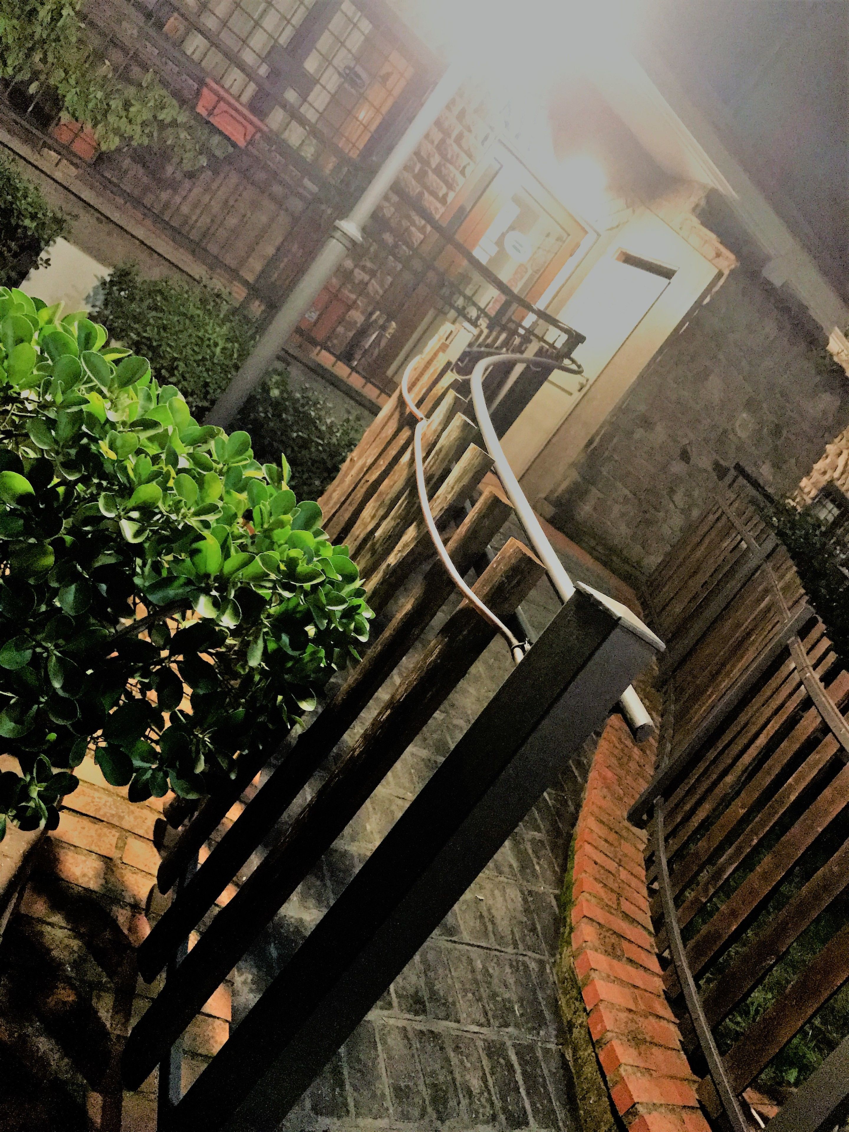 Entrada do alojamento