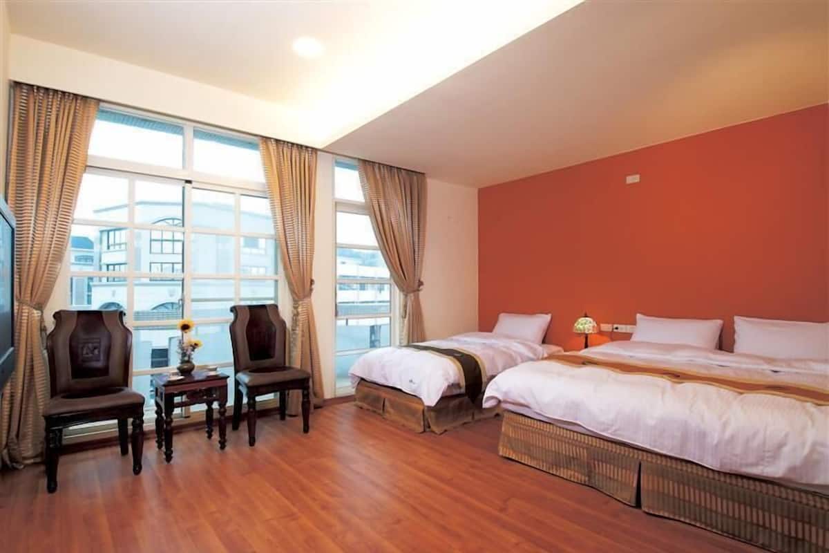 Quarto Triplo Standard | Lençóis italianos Frette, roupa de alta qualidade