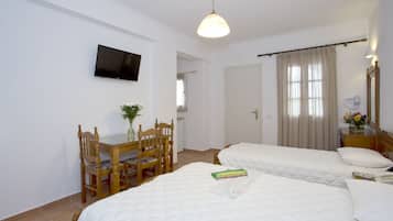 Estúdio | 1 quarto, Wi-fi grátis, roupa de cama fornecida
