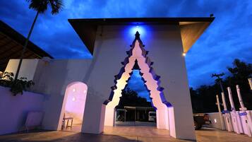 Entrada do alojamento