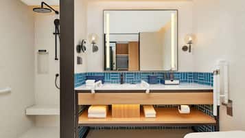 Quarto standard, 1 cama King, vista para a cidade | Banheiro