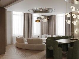 Suíte presidencial | Roupas de cama premium, frigobar, cofres nos quartos, escrivaninha