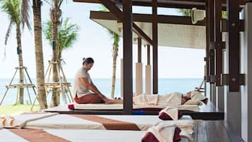 Tratamentos corporais, massagens tailandesas, 6 salas de tratamento