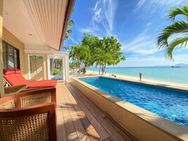 Ocean Font Pool Villa | Cofre no quarto, Wi-fi grátis, roupa de cama fornecida