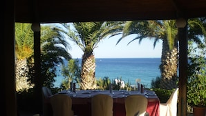 Espaço exterior para banquetes