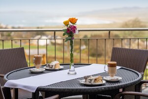 Vista para o campo desde o alojamento