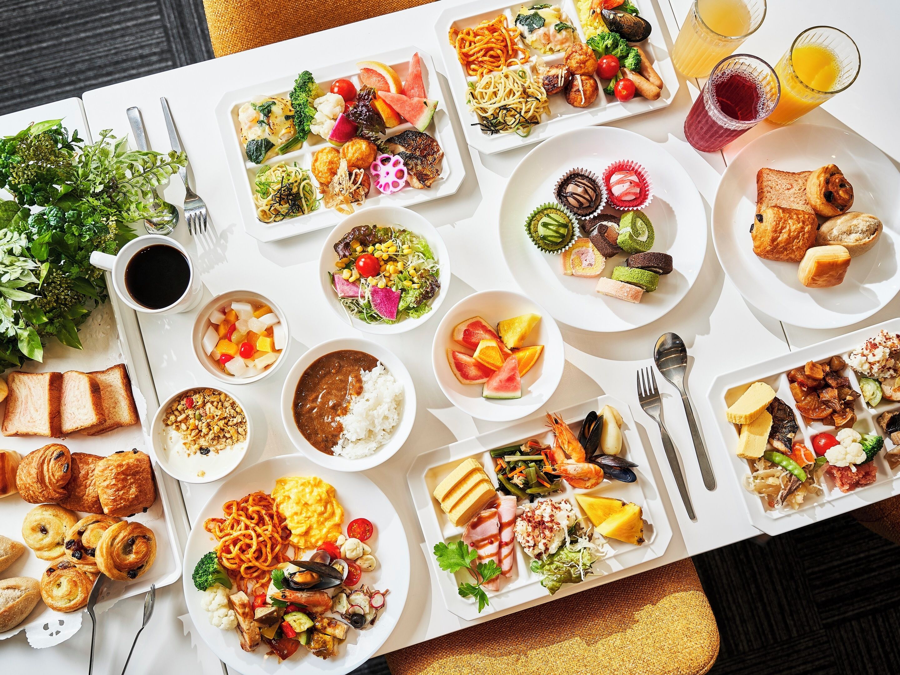 Café da manhã com buffet todos os dias mediante uma taxa