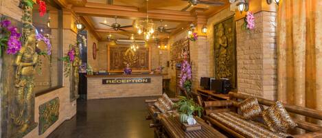 Sala de estar do lobby