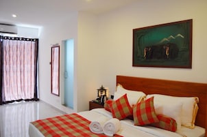Quarto Superior, varanda, vista para o jardim | Wi-fi grátis