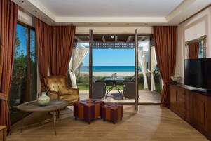 Suite | Roupa de alta qualidade, edredões de penas, minibar, cofre no quarto