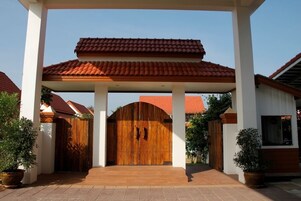 Entrada do alojamento