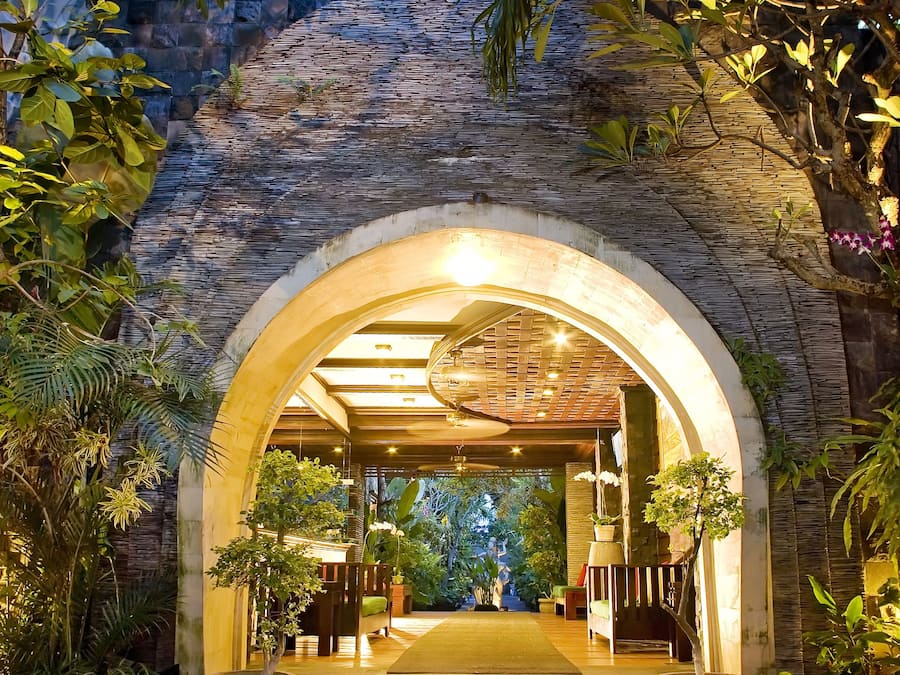 Entrada do alojamento