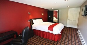 Quarto luxo, 1 cama Queen | 1 quarto, roupas de cama premium, edredons de pluma