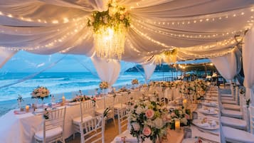 Área externa para casamento