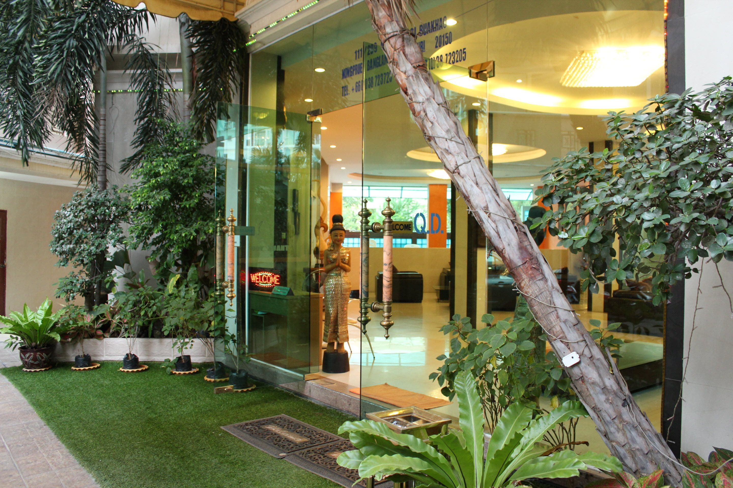 Entrada do alojamento