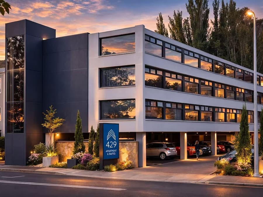 Fachada da propriedade