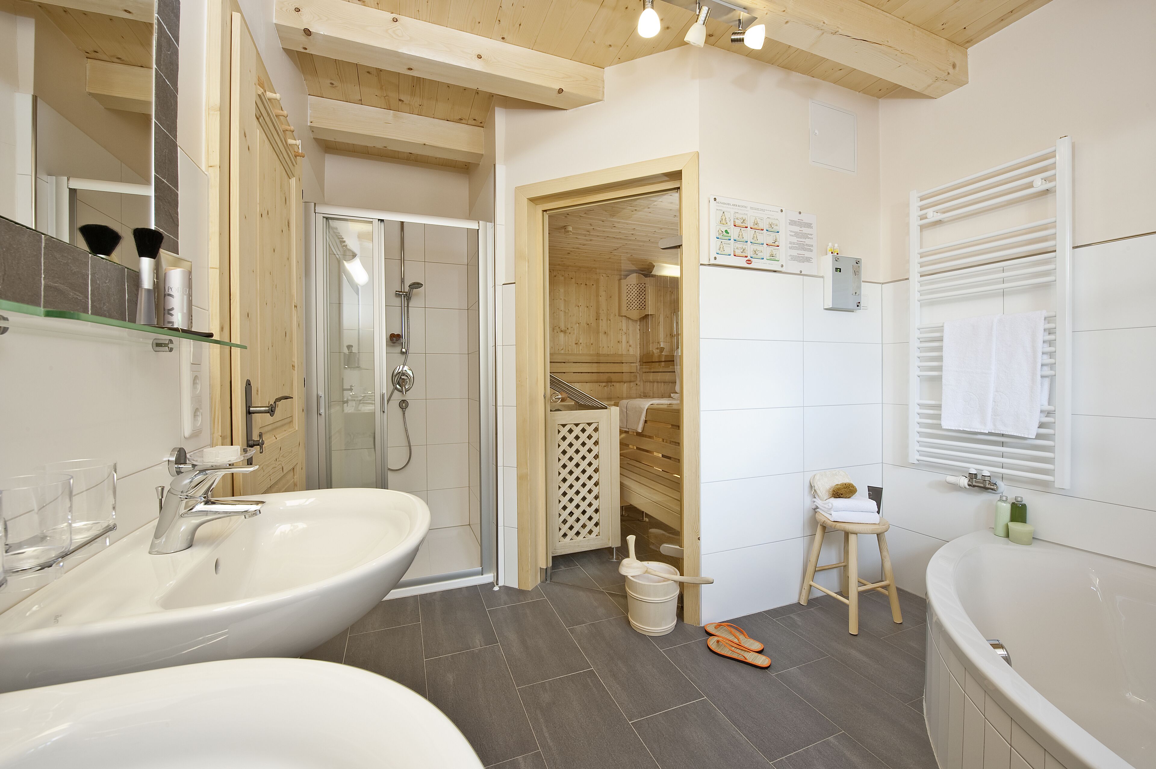 Deluxe Chalet, Mountain View (A) | Sauna seca