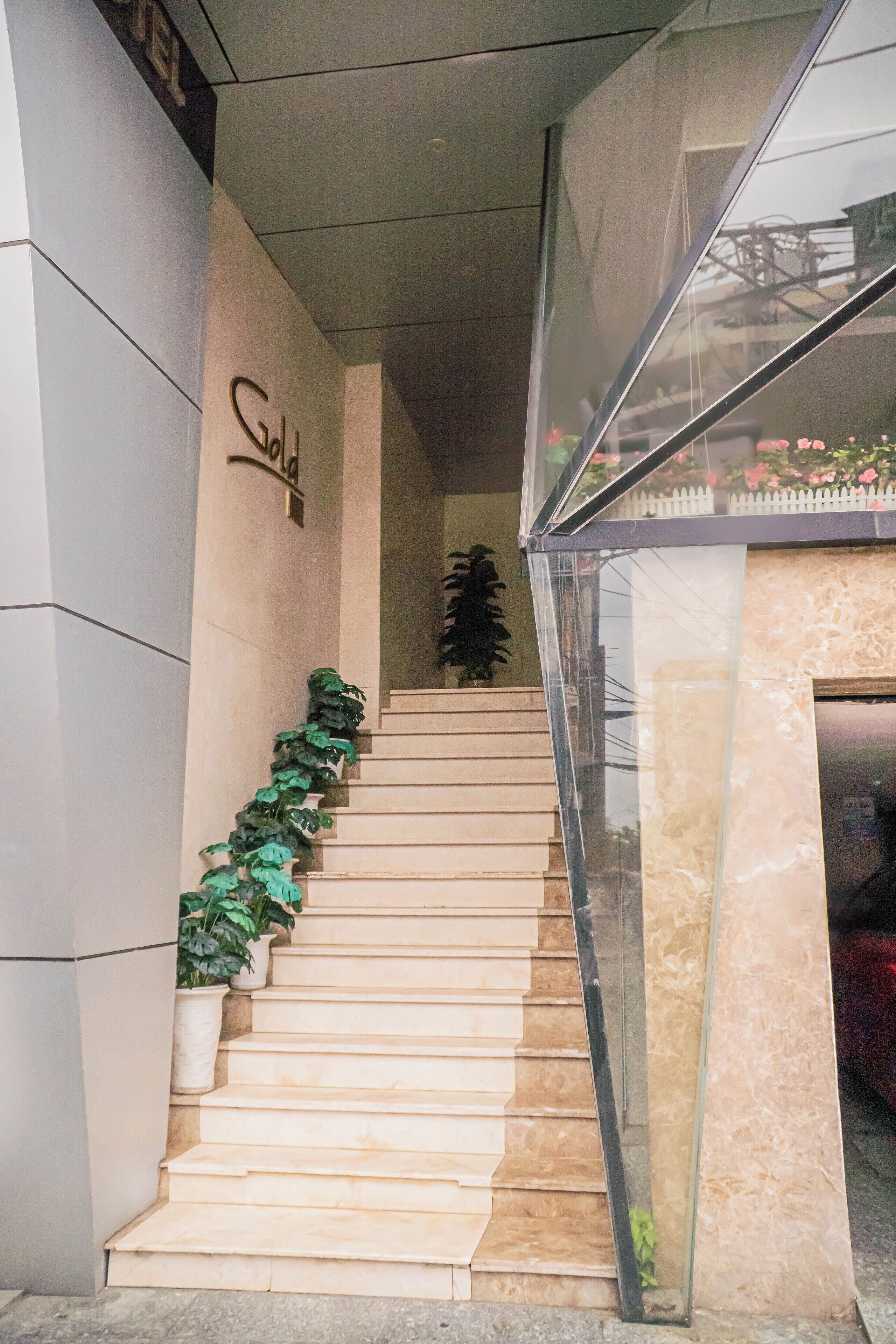 Entrada do alojamento