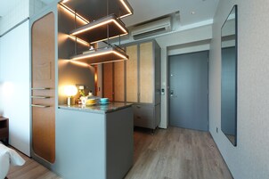 Quarto Premier, 1 cama king-size | Comodidade do quarto