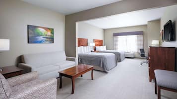 Camas de colchão pillowtop, com mobília individualizada, secretária