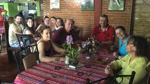 Café da manhã, almoço e jantar