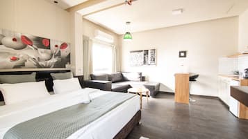 Suite | 1 quarto, roupa de alta qualidade, camas de colchão pillowtop