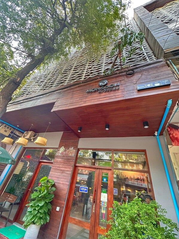 Entrada do alojamento