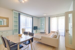 Apartamento empresarial | Área de estar