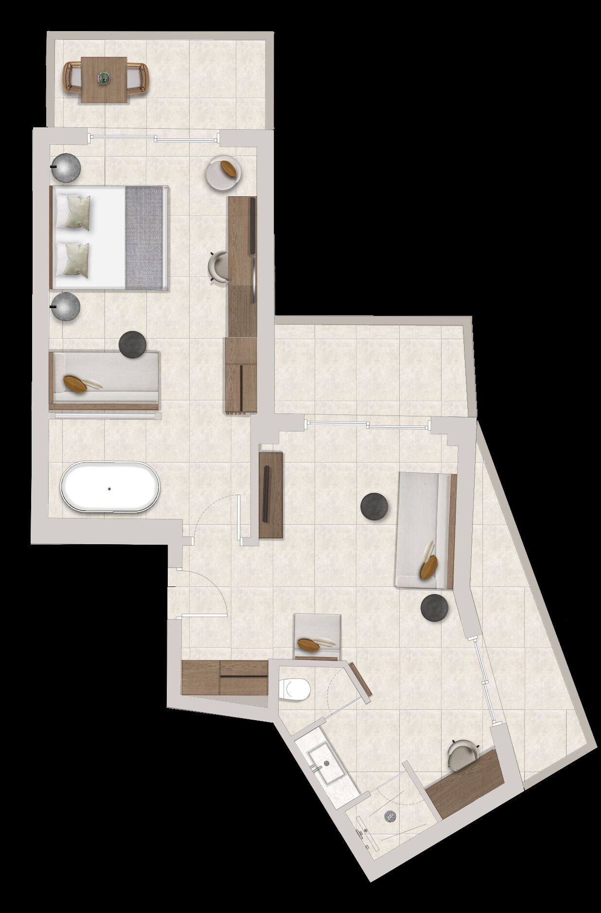 Superior Suite, Sea view | Roupas de cama de algodão egípcio, roupas de cama antialérgicas