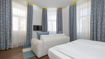Apartamento Deluxe, 2 quartos (incl. 39€ cleaning fee) | Roupa de alta qualidade, camas de colchão viscoelástico