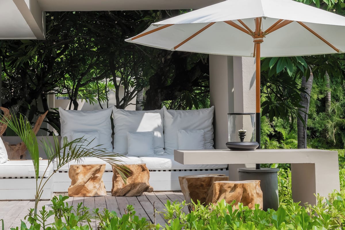 Suíte superluxo, vista para o oceano, ao lado da piscina | 1 quarto, roupas de cama premium, frigobar, cofres nos quartos