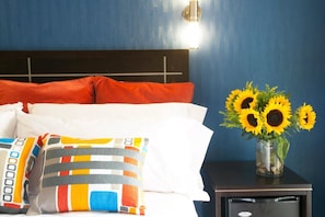 Quarto standard, 1 cama King | Roupas de cama premium, camas com colchões pillow-top