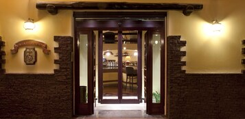 Entrada do alojamento