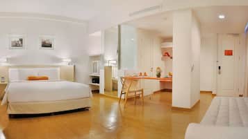 Quarto luxo, vista para a montanha (Harris Sky Room) | 1 quarto, frigobar, cofres nos quartos, escrivaninha