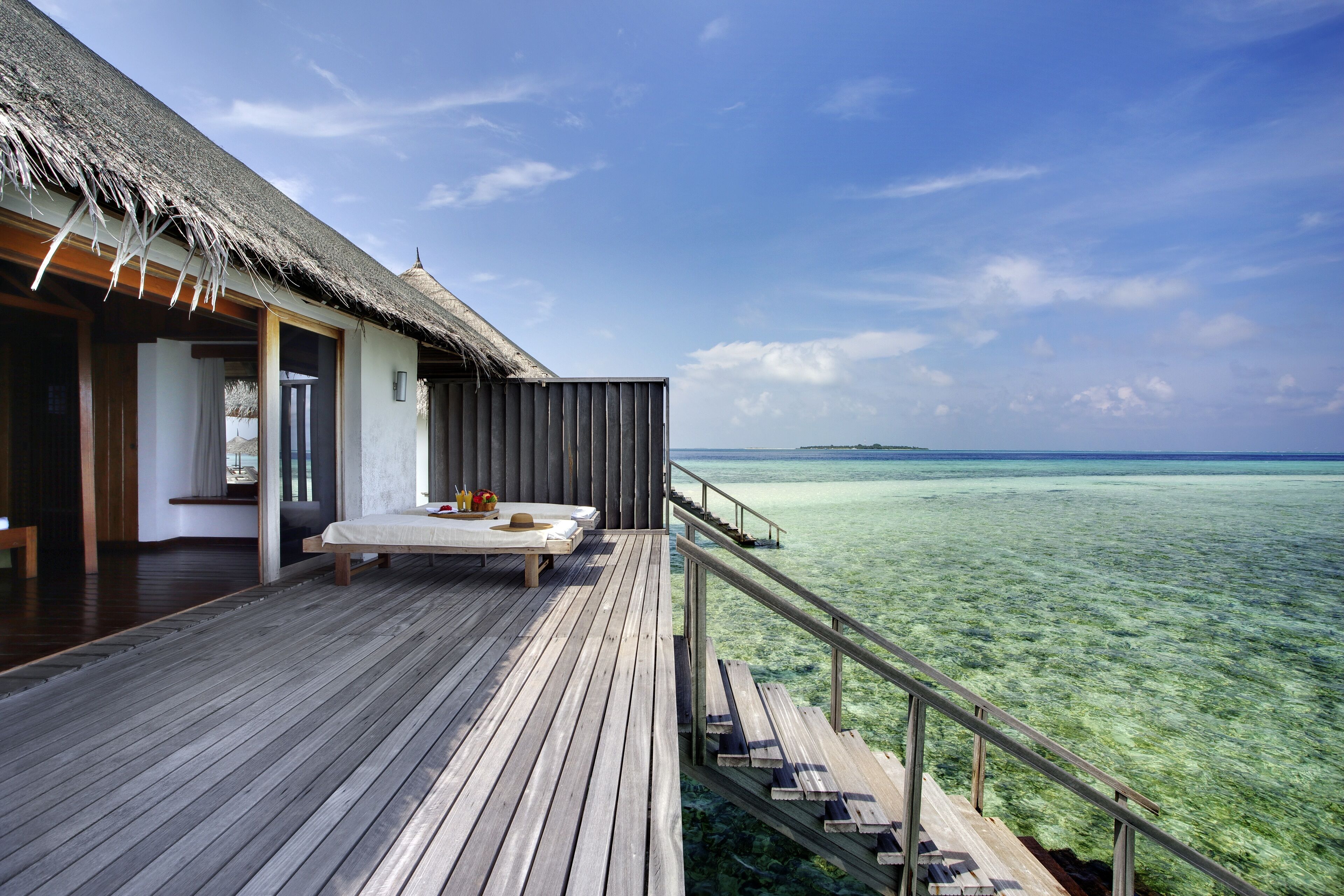 Vila, sobre a água | 1 quarto, frigobar, cofres nos quartos, berços grátis