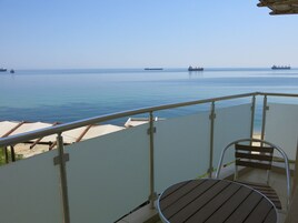 Quarto Duplo ou Twin, vista para o mar | Varanda
