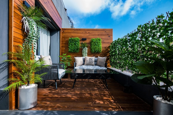 Suíte presidencial, 1 cama King | Terraço/pátio