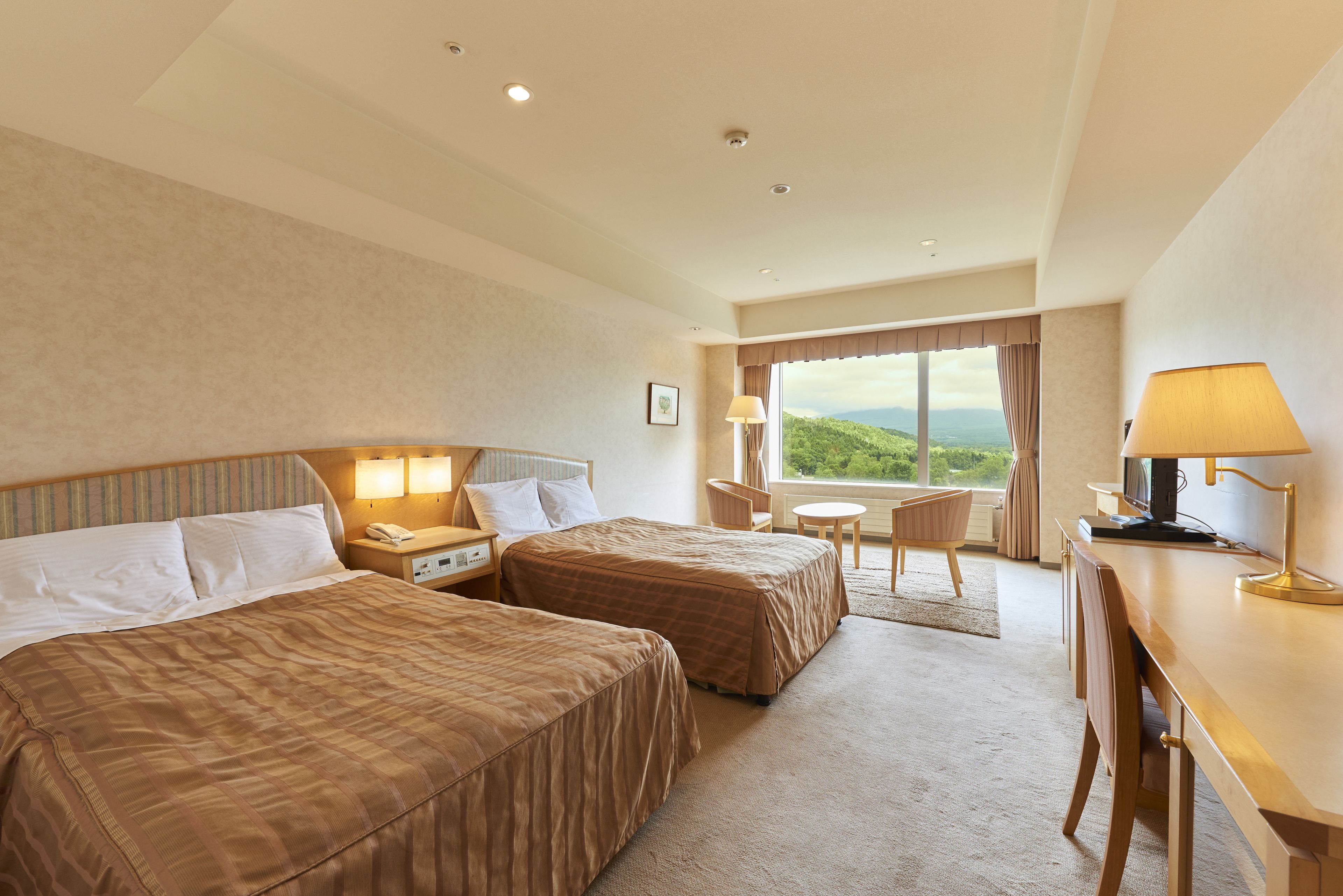 Quarto Twin, fumadores (Western-Style) | Edredões de penas, cofre no quarto, quartos insonorizados, Wi-fi grátis 