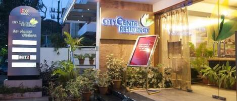 Entrada do alojamento