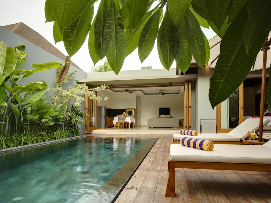 Villa, 1 quarto, piscina privativa | Vista do quarto