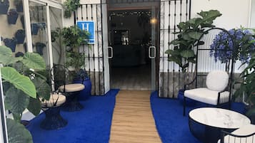 Entrada do alojamento