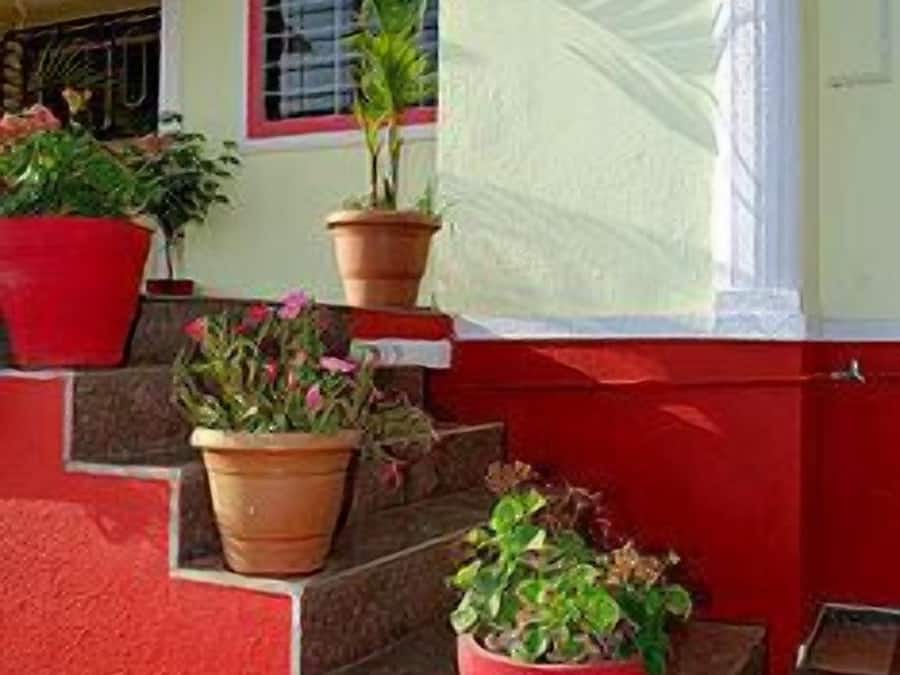 Entrada do alojamento