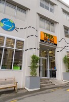 Entrada do alojamento