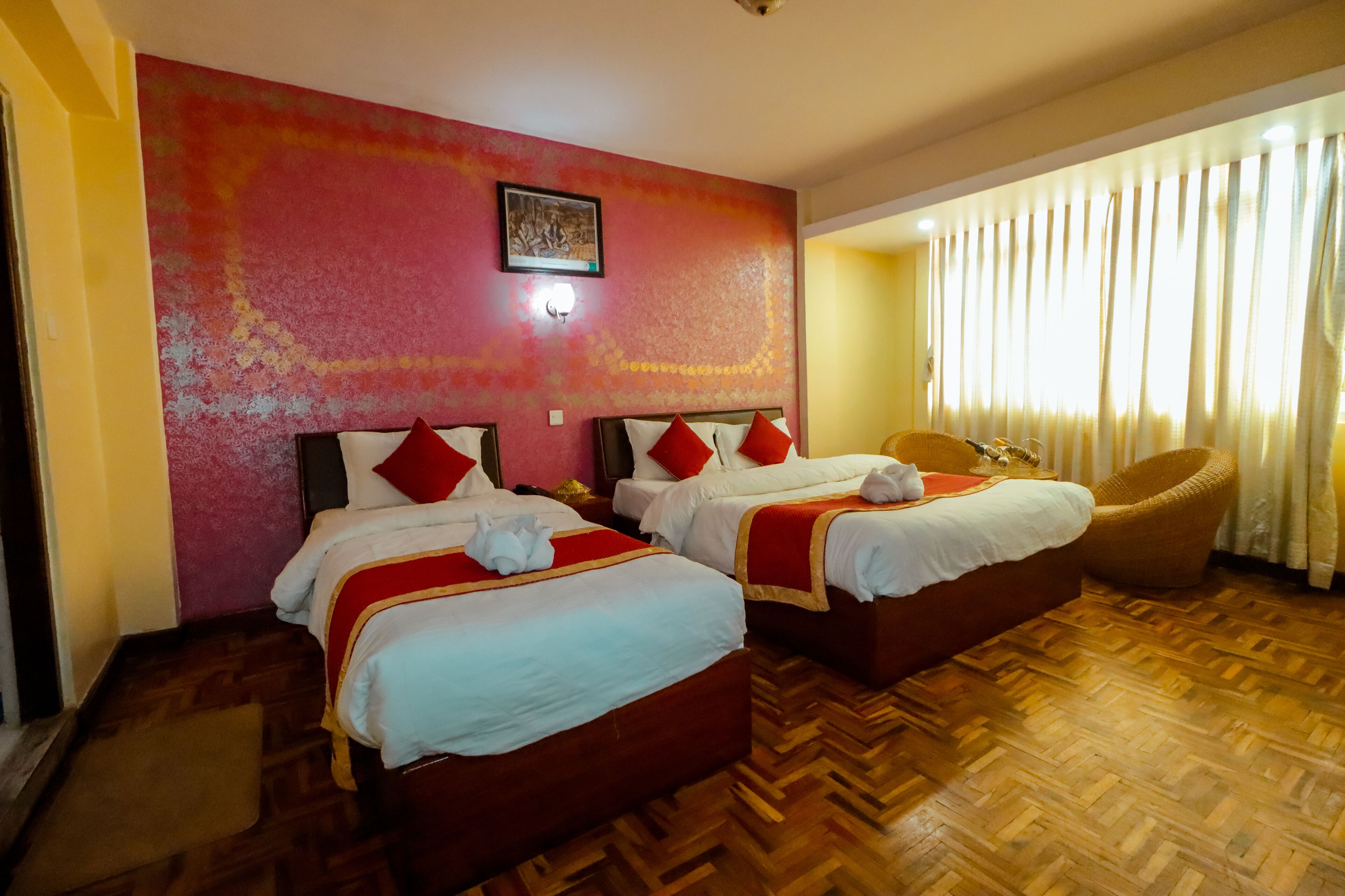 Quarto casal ou duplo luxo, 1 quarto, para não fumantes, vista para a cidade | Vista do quarto