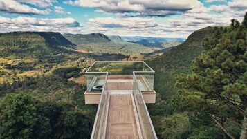 Terraço no piso superior