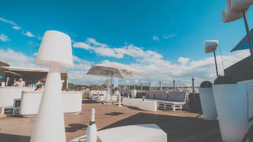 Terraço no piso superior