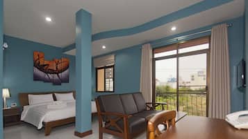 Quarto casal superior, 1 cama King | 1 quarto, roupas de cama de algodão egípcio, roupas de cama premium