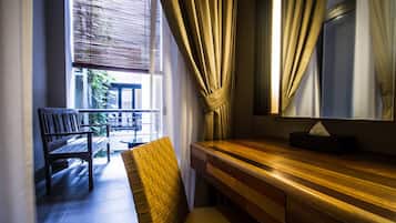 Suíte standard | Roupas de cama premium, frigobar, cofres nos quartos